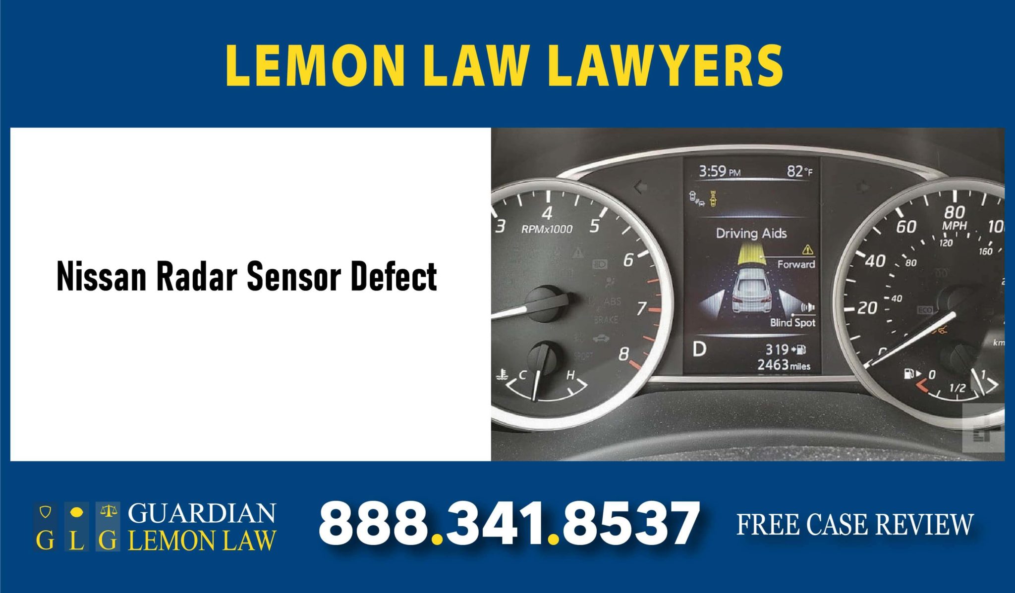 Nissan Radar Sensor Defect - California Lemon Law Lawyers