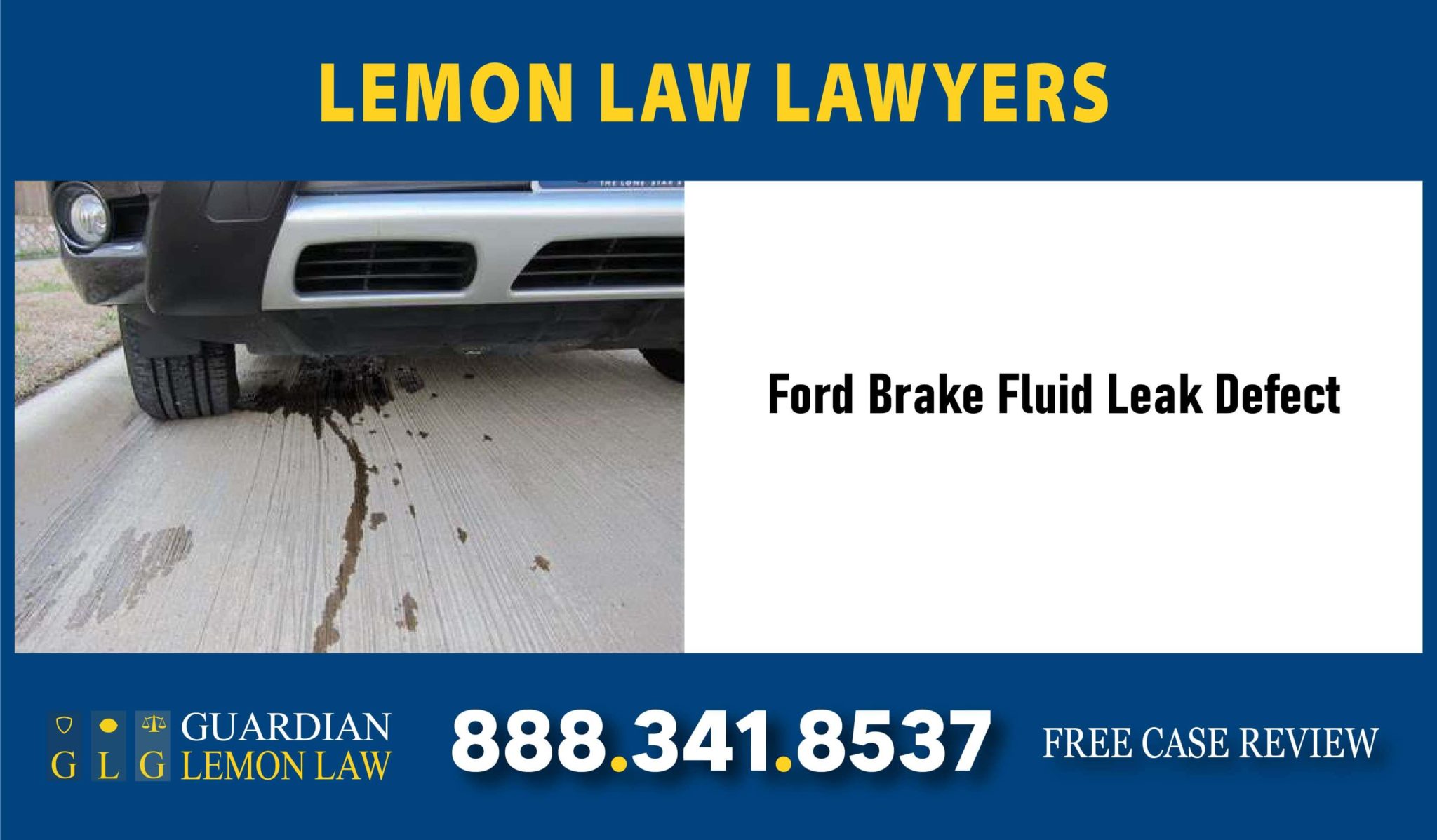Ford Brake Fluid Leak Defect - California Lemon Law Lawyers