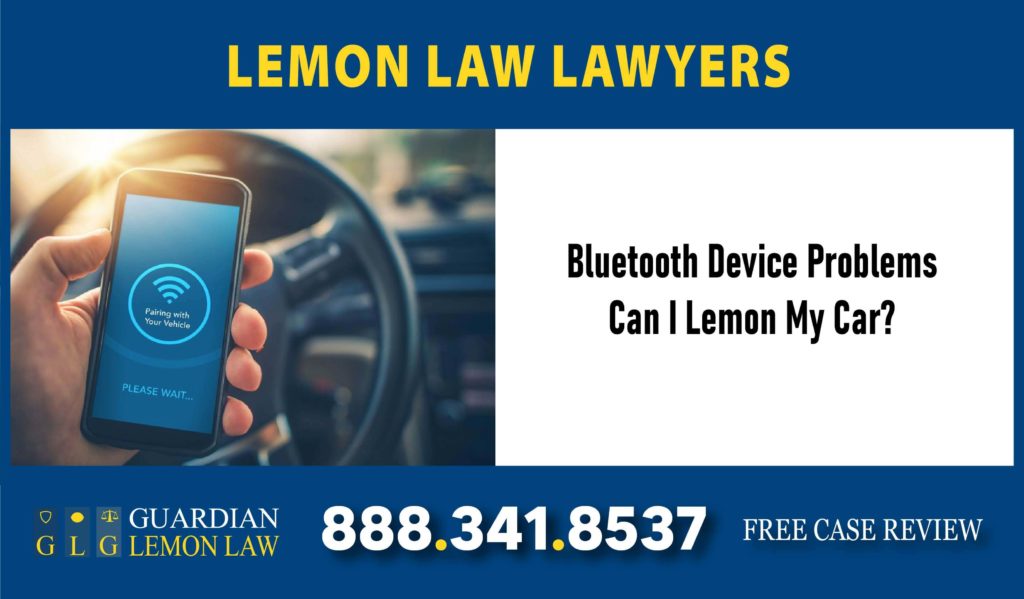 Bluetooth Device Problems Can I Lemon My Car - California Lemon Law Lawyers