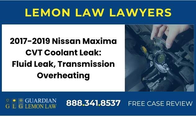 2017-2019 Nissan Maxima CVT Coolant Leak: Fluid Leak, Transmission ...